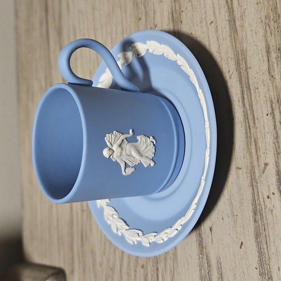 Wedgwood | Dining | Wedgwood Blue Jasperware Dancing Hours Tea Cup And ...